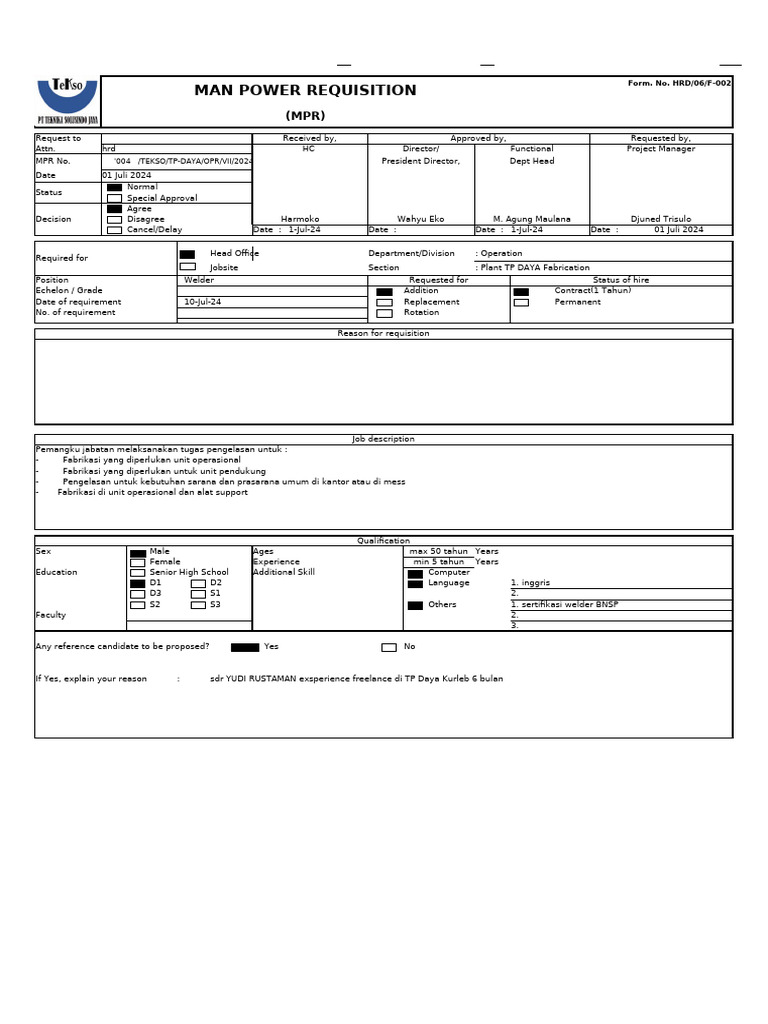 MPR - Tekso 2024 | PDF