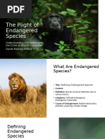 Subject Enrichment Activity Social Science: Endangered Species | PDF ...