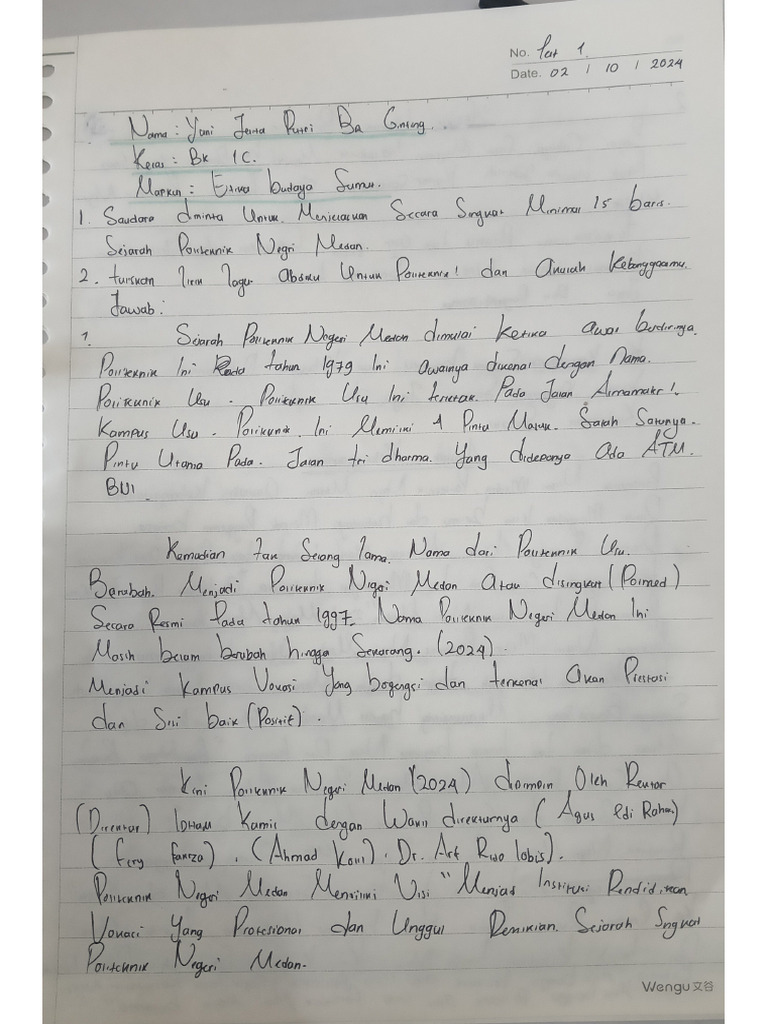 Etika Budaya Sumut Yuni | PDF