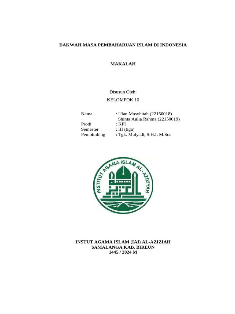 Makalah Dakwah | PDF