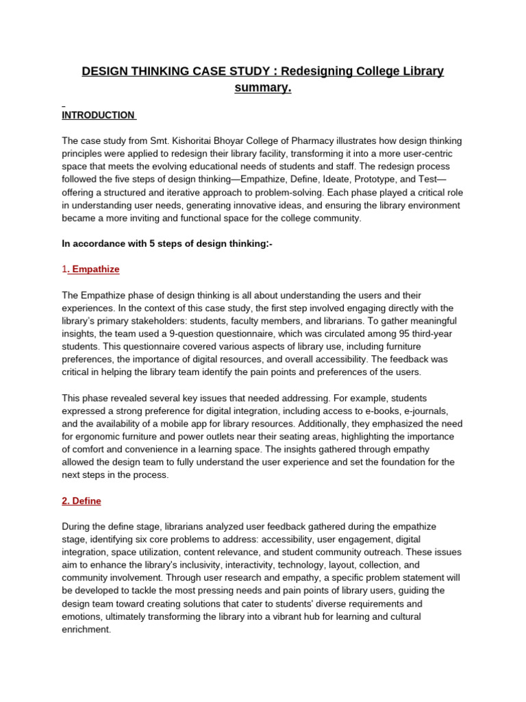 Design thinking | PDF