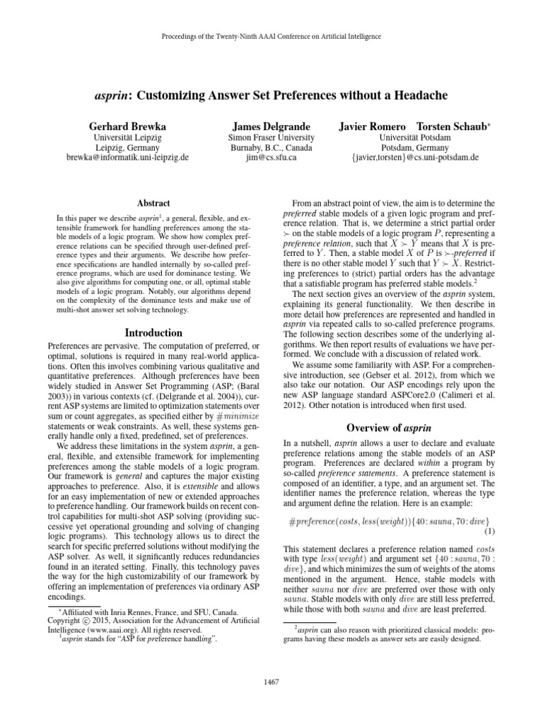 Asprin Headache | PDF