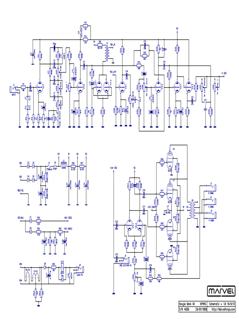 Boogie MK2A Schem | PDF