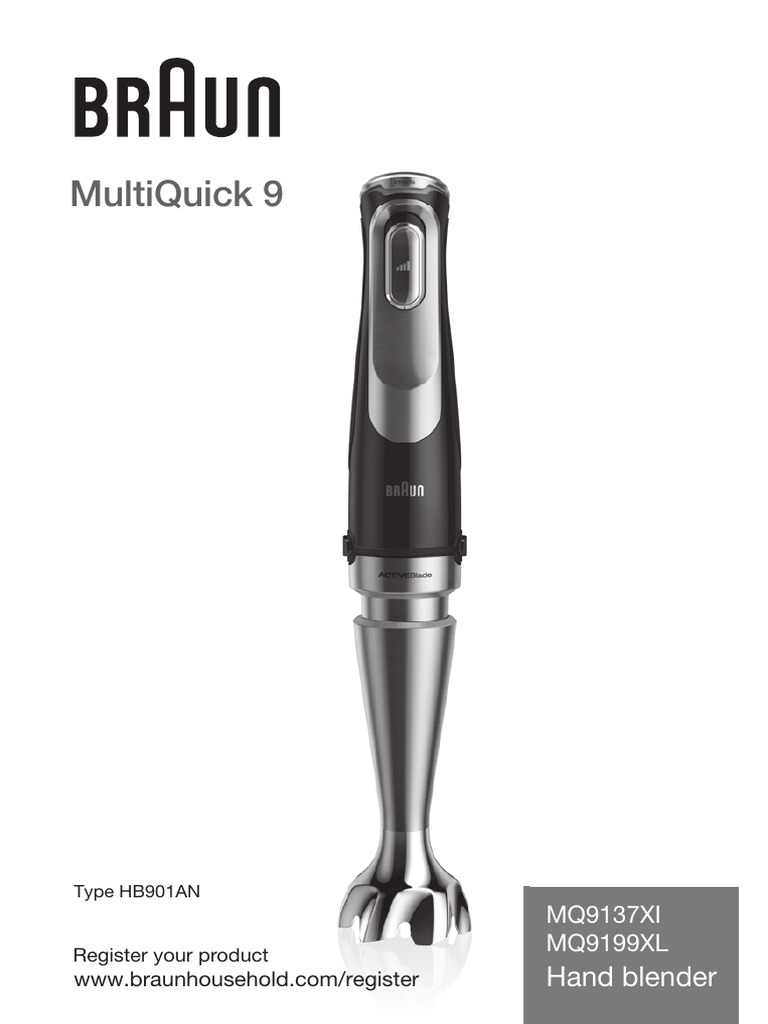 BRAUN MultiQuick 9 | PDF