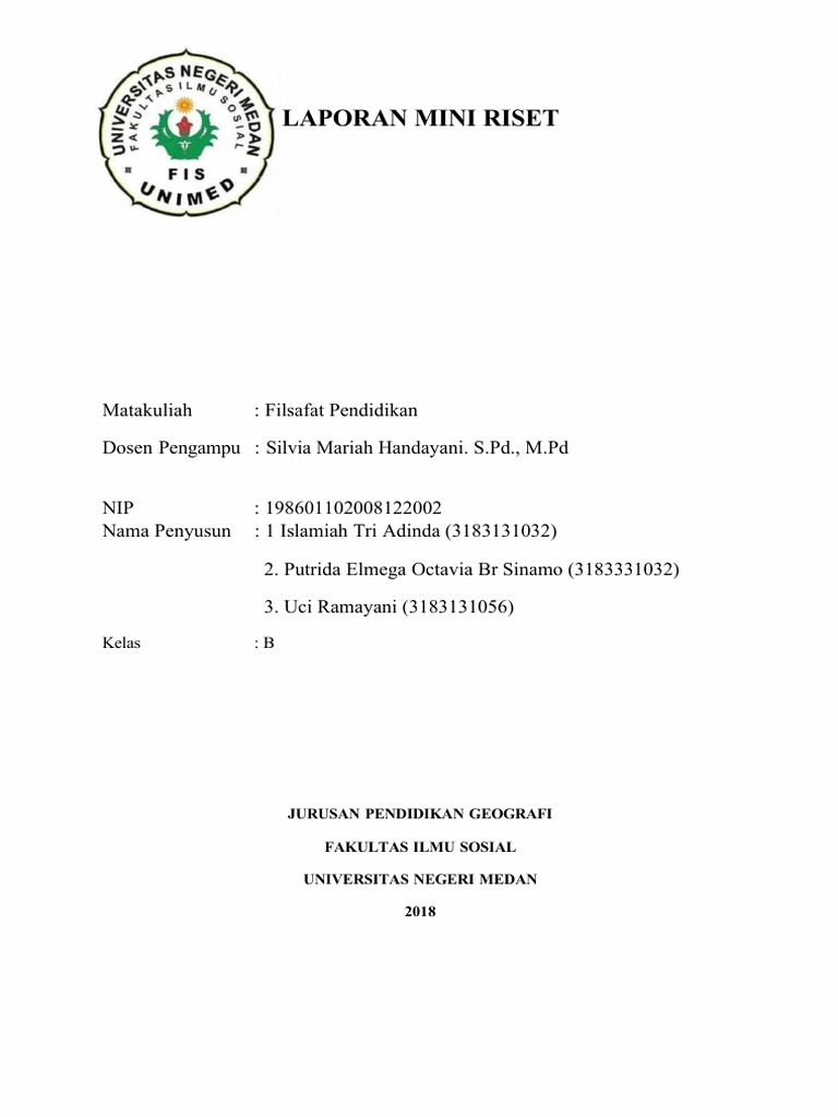 PDF Mini Riset Filsafat Pendidikan Compress | PDF