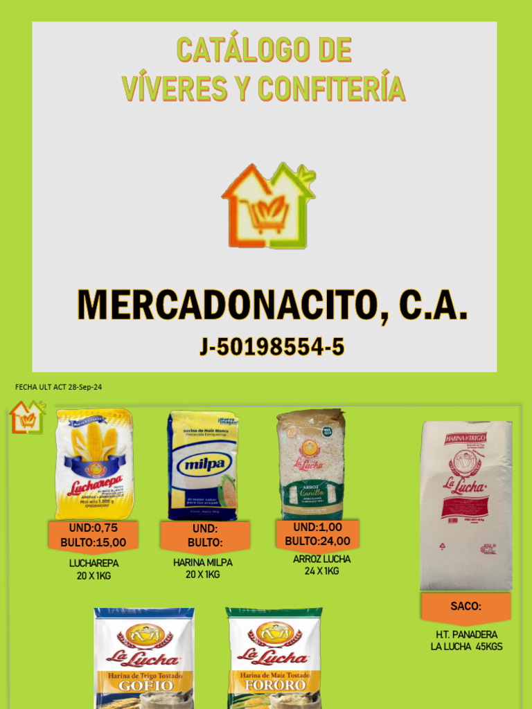 Viveres BCV 29-09 | PDF