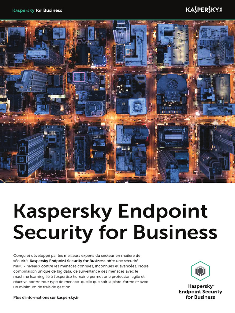 Fiche Technique Kaspersky Endpoint | PDF