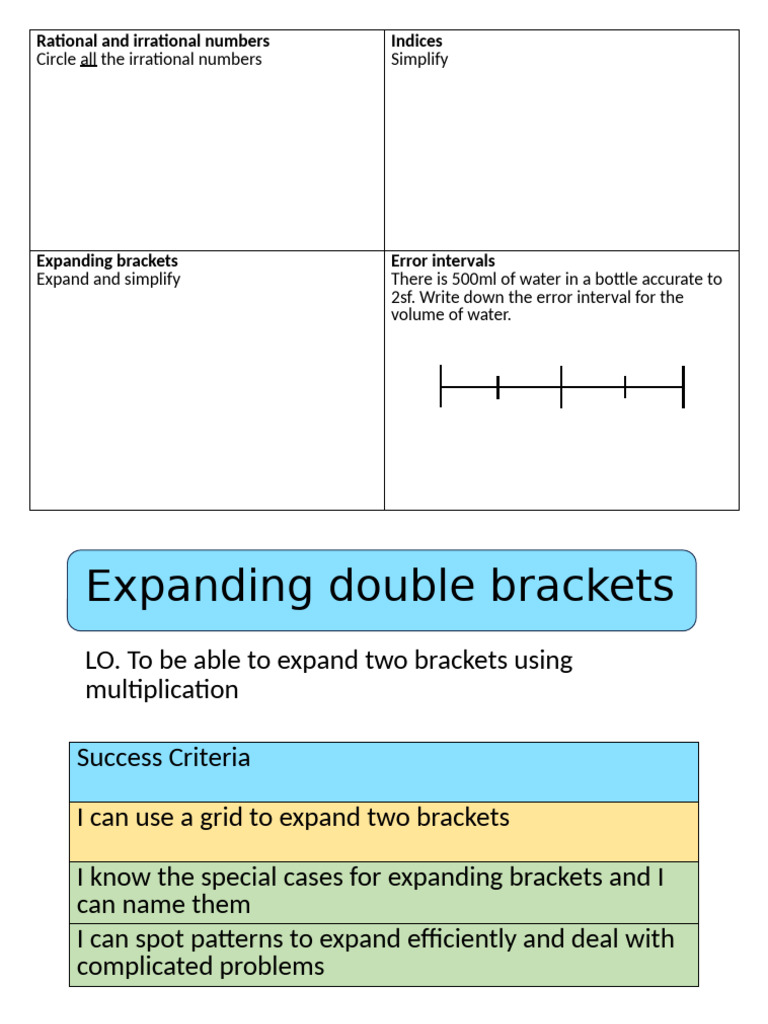 G8 Double Brackets Expanding | PDF