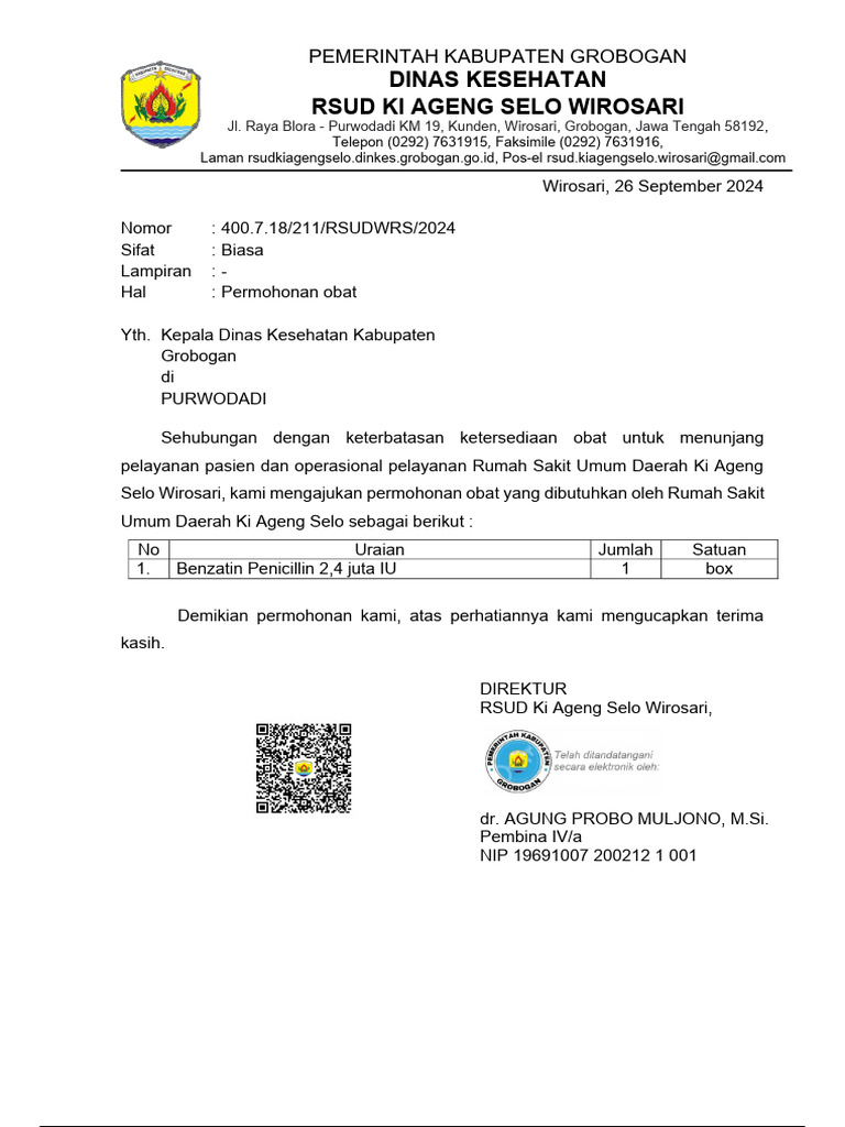 211 Sd Permohonan Obat Pdf