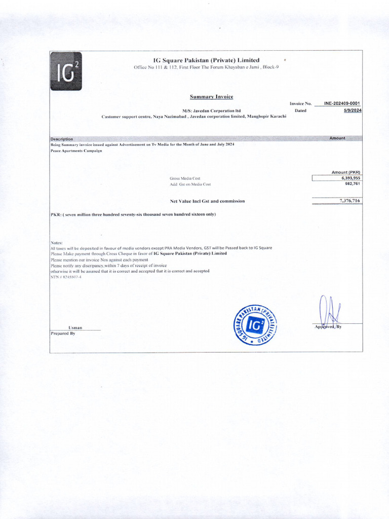 Invoices Sumary | PDF