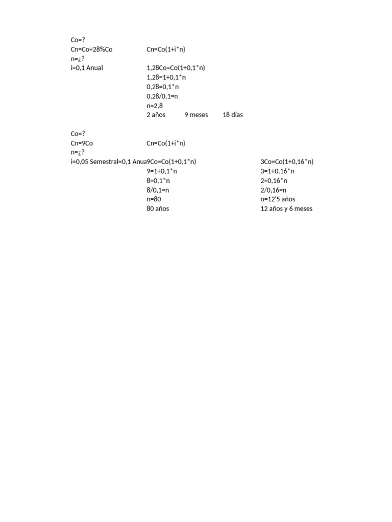 Ejercicios Cap.simple | PDF Ejercicios Cap.simple | PDF