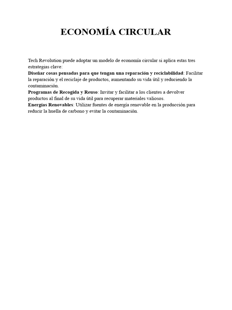 Economia Circular Juan Deutor Quesada | PDF