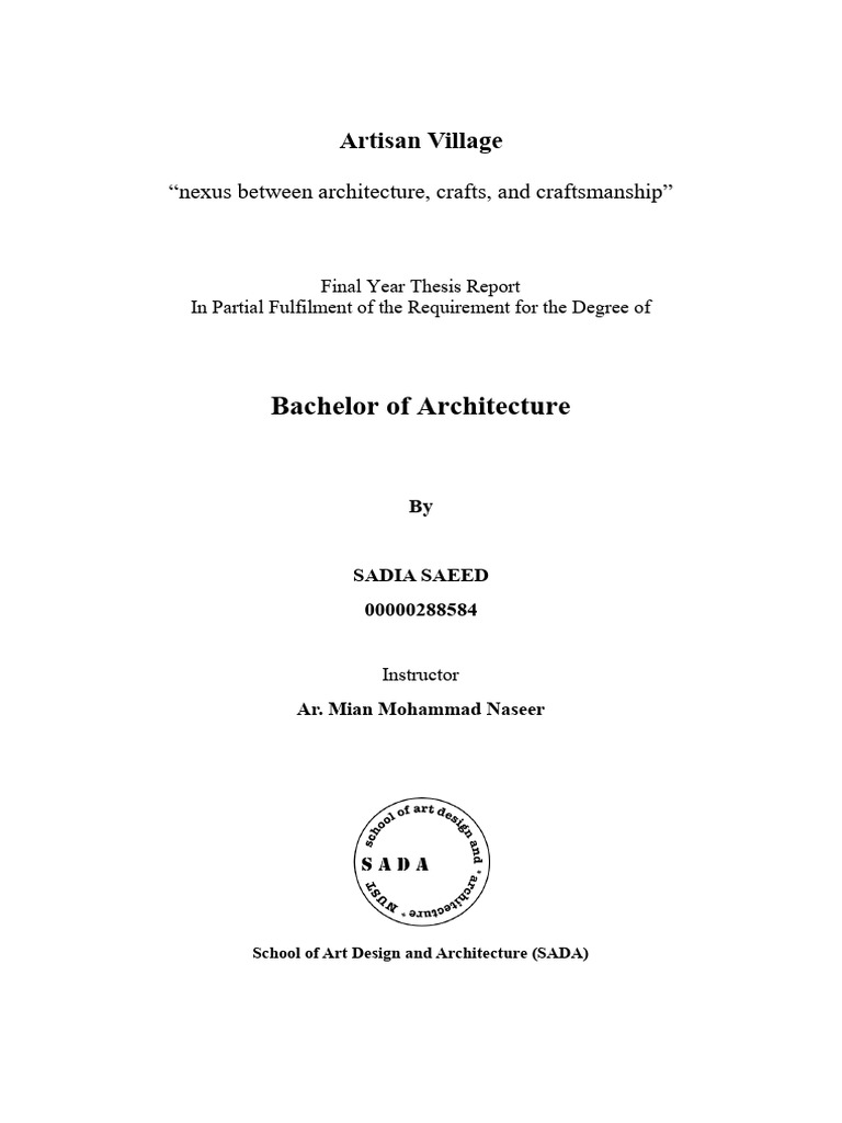 Final Thesis Report Binding | PDF