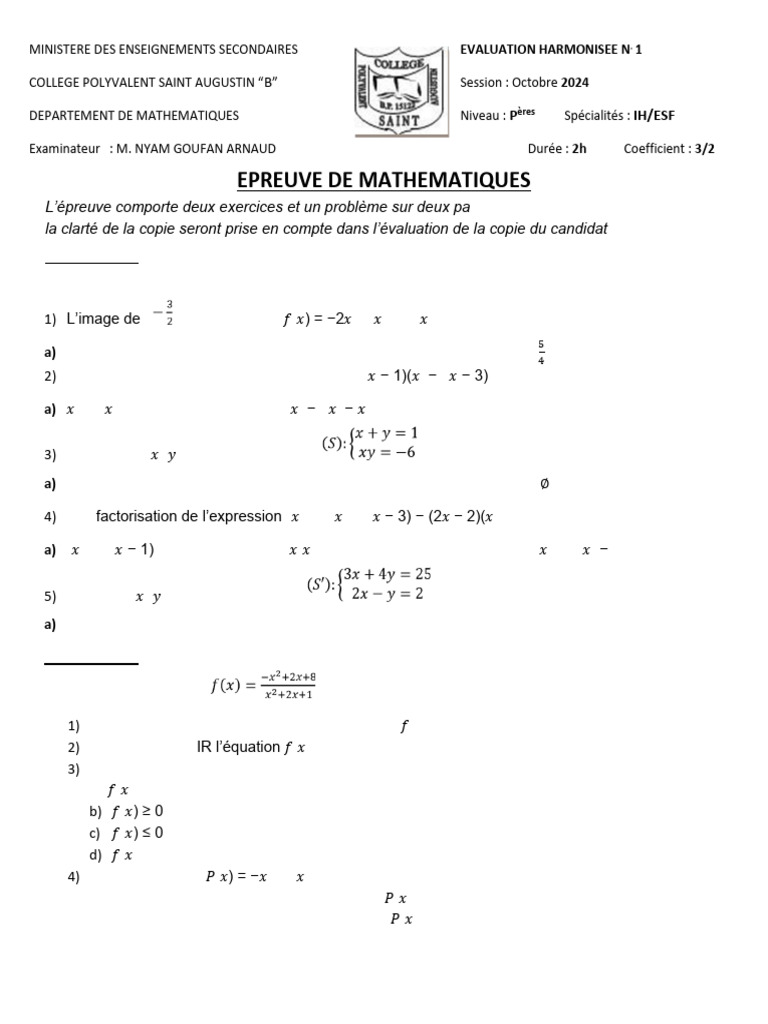1 IH-ESF Seq 01 | PDF