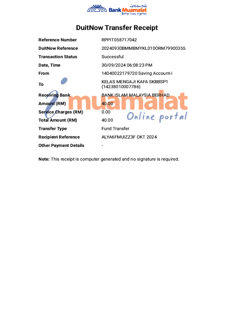 Du It Now Receipt | PDF