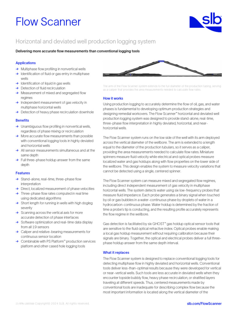 Flow Scanner Data Sheet | PDF