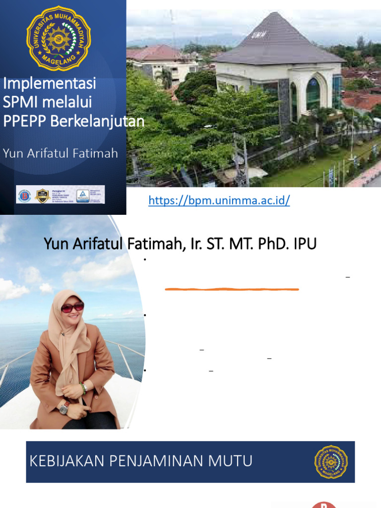 Implementasi PPEPP - Menuju UNIMMA Unggul, 2024 (Yun Arifatul Fatimah) | PDF