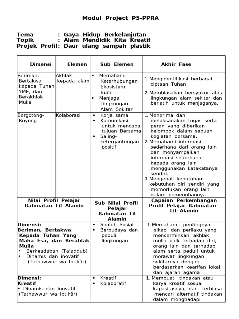 Modul Project P5-PPRA | PDF