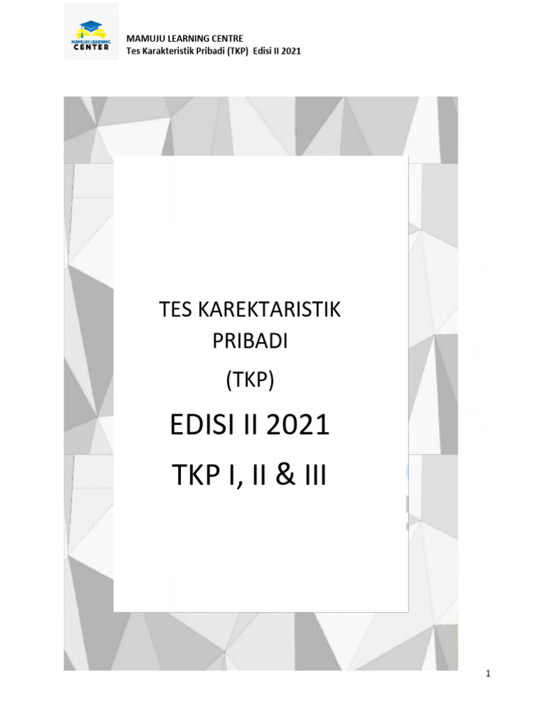 TKP 2 2021 Peserta | PDF