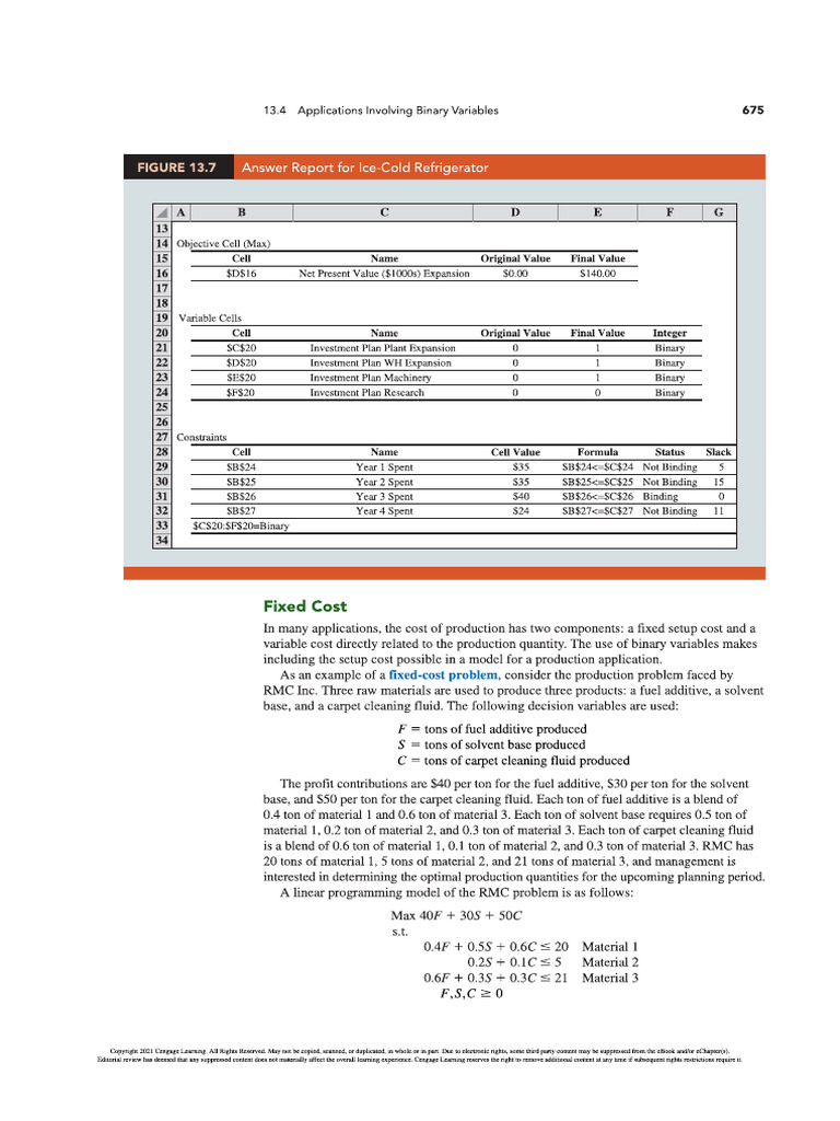 IPP Fixed Cost Production Case Study | PDF