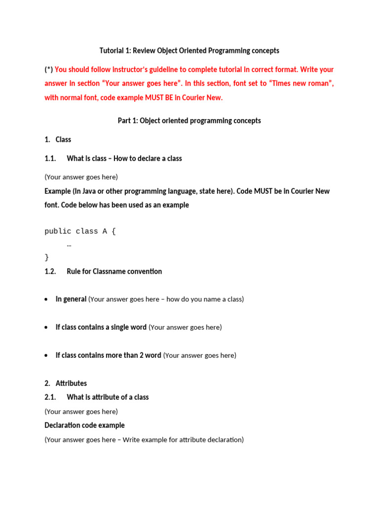 Tutorial 1 - SAD | PDF