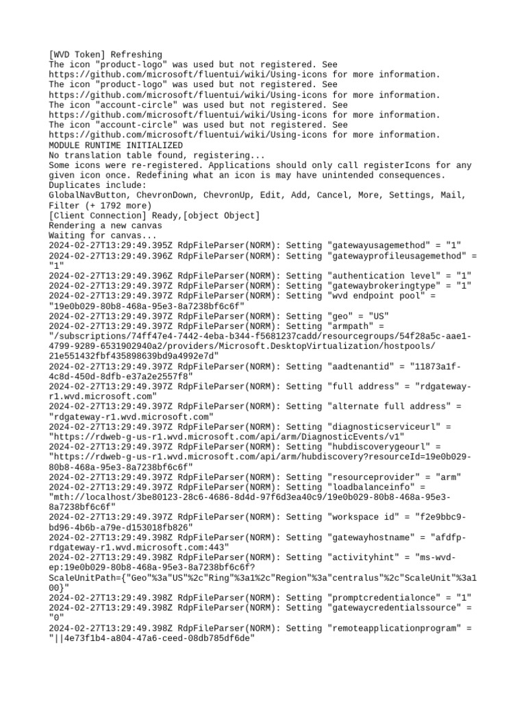 Web Client Logs | PDF