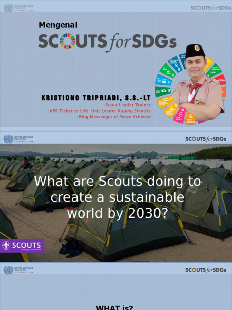Scout For SDGS - Kristiono Tripriadi | PDF