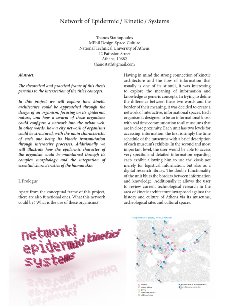 Network of Kinetic Systems | Download Free PDF | Museum | Information