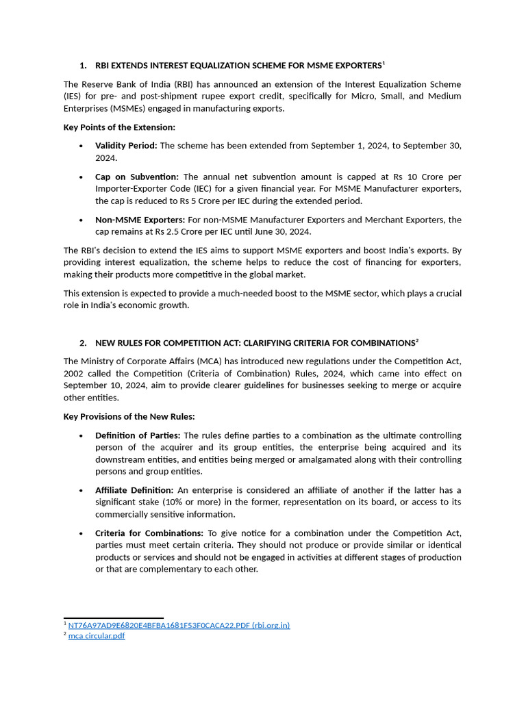 Recent Legal Updates | PDF