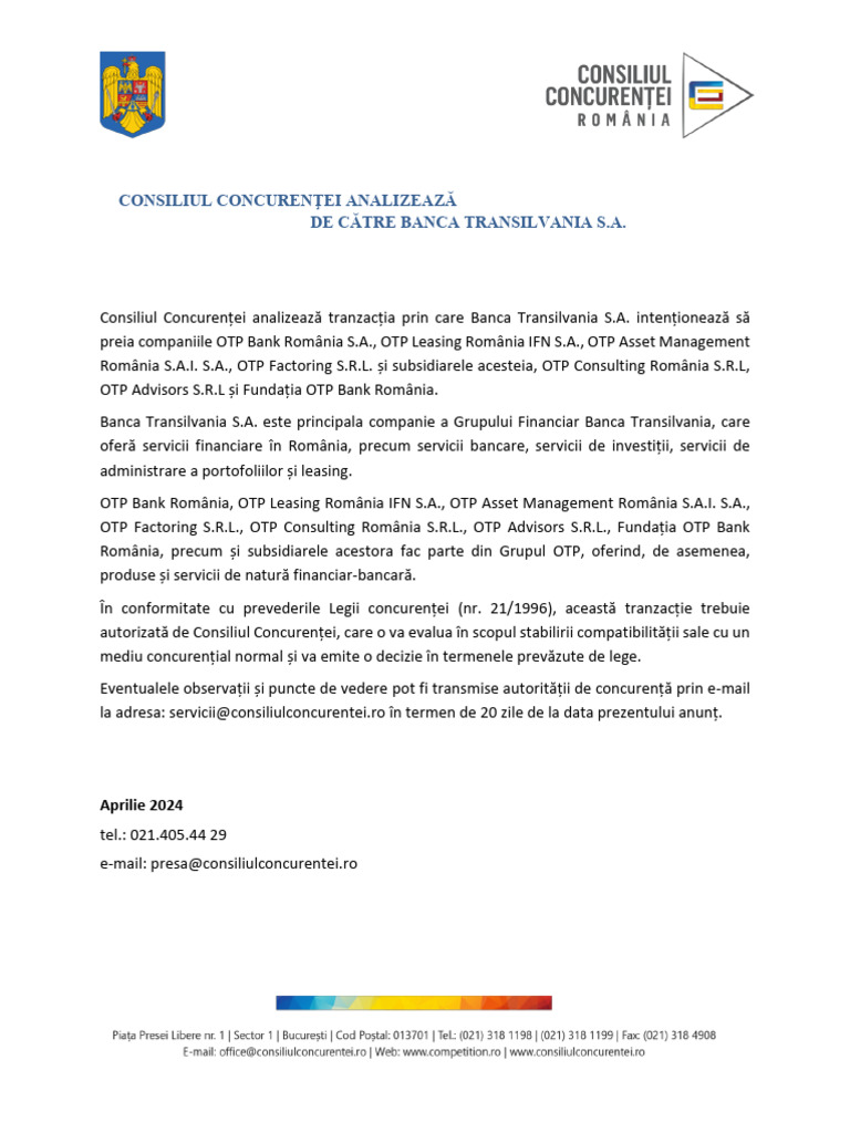 Analiza BT OTP Apr 2024 | PDF