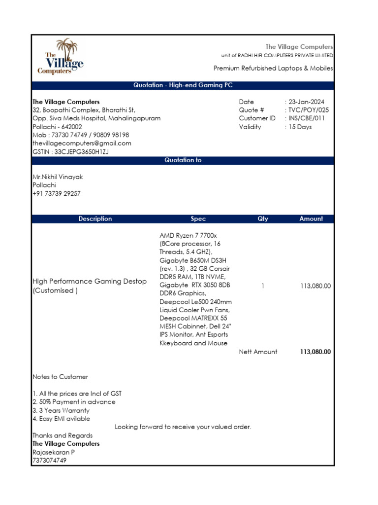 Gaming PC - Mr.nikhil | PDF