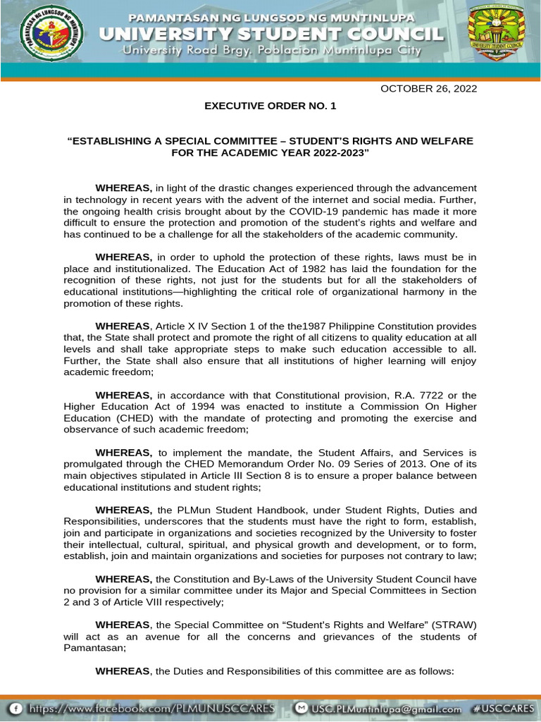 Executive Order | PDF