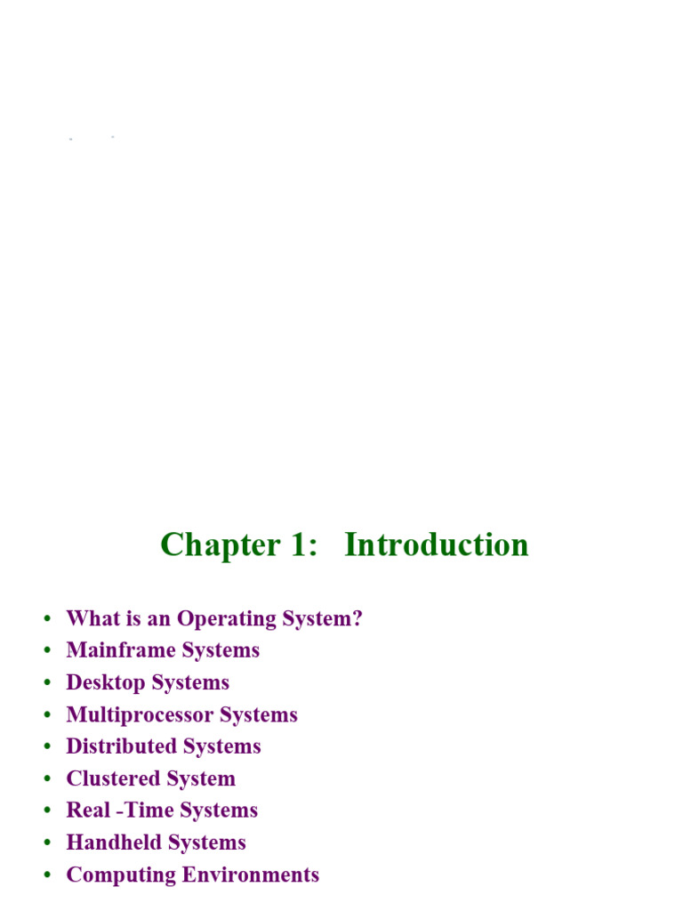 KCA 101 (Lec 1) - OS | PDF