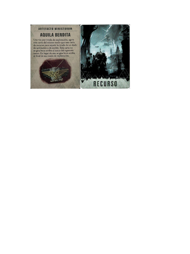 Carta Artefacto Del Administratum | PDF