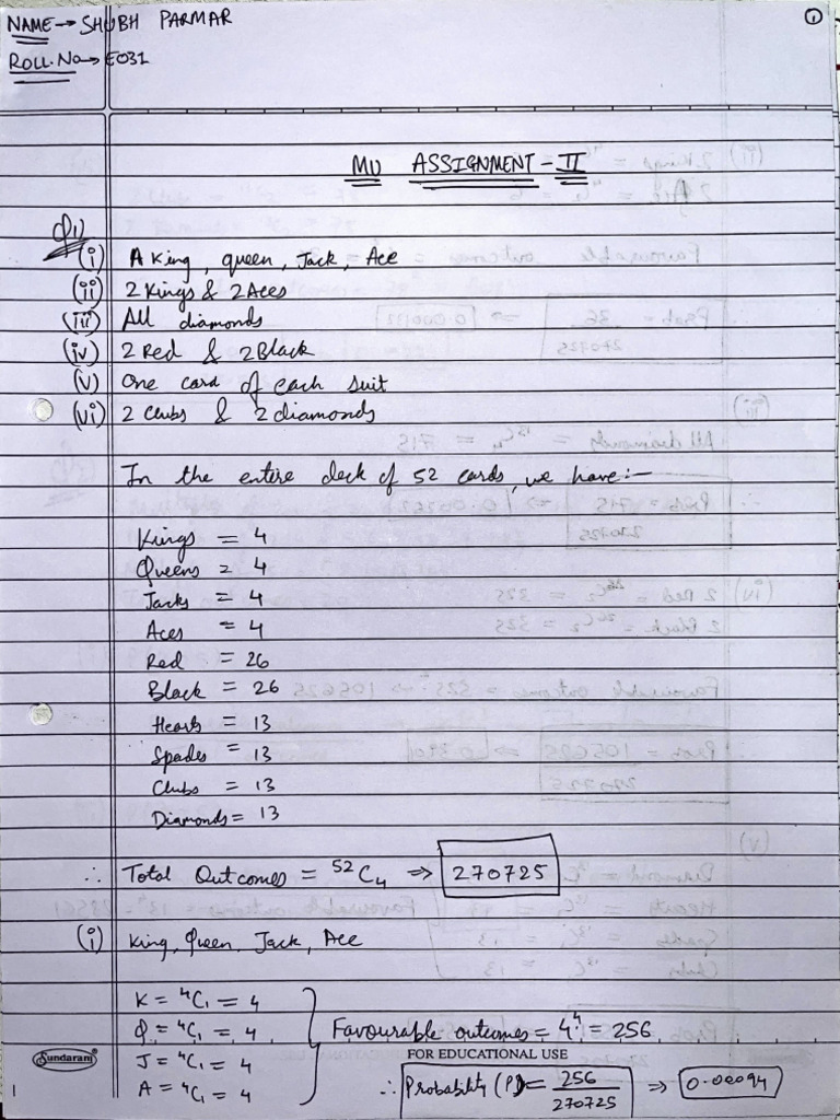 E031 - Shubh Parmar - Assignment 02 (MU) 2 | PDF