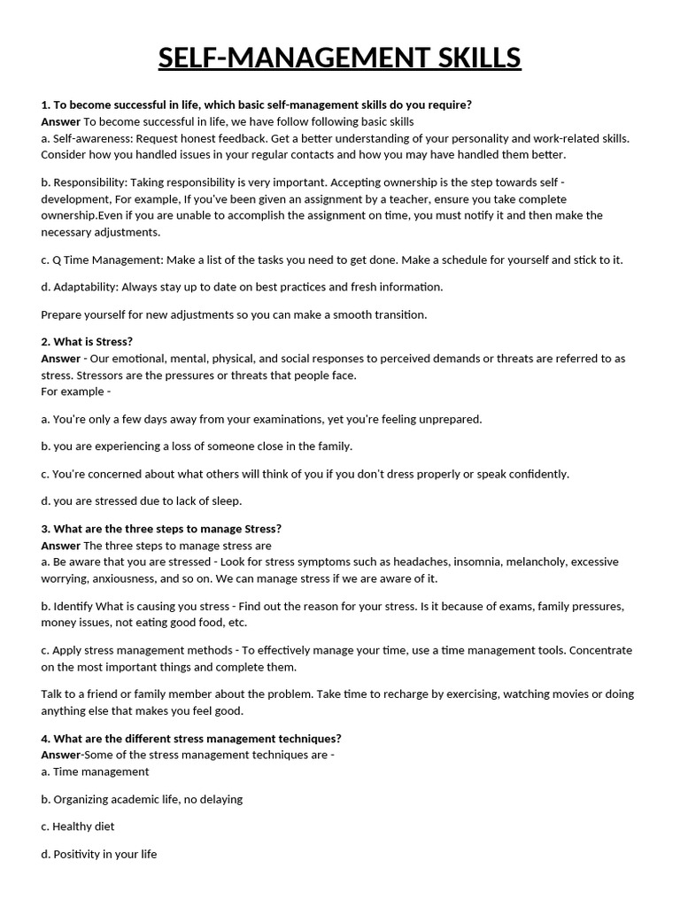 Emp Skills Unit 2 | PDF