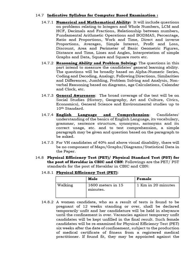 SSC MTS Syllabus 2023 | PDF | Arithmetic | Computers
