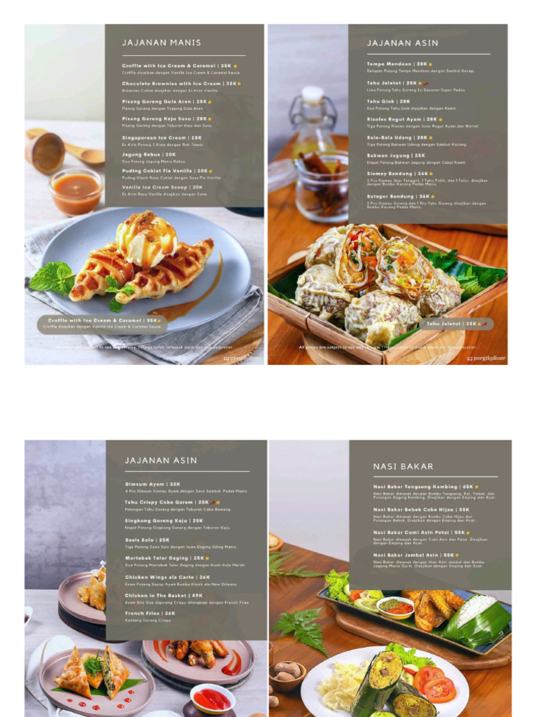 Richie Lake House Menu | PDF