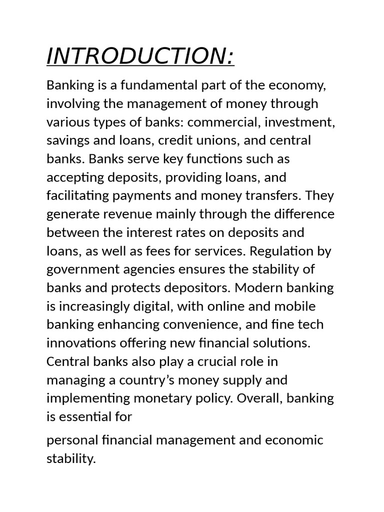 math project _banking | PDF