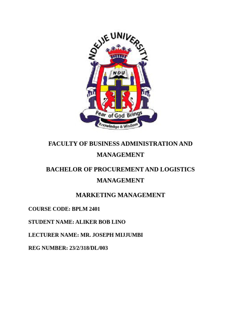 Marketing Management Assignment | PDF