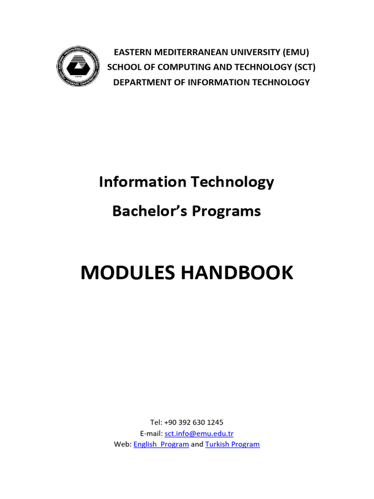 It Modules Handbook 2023 | PDF
