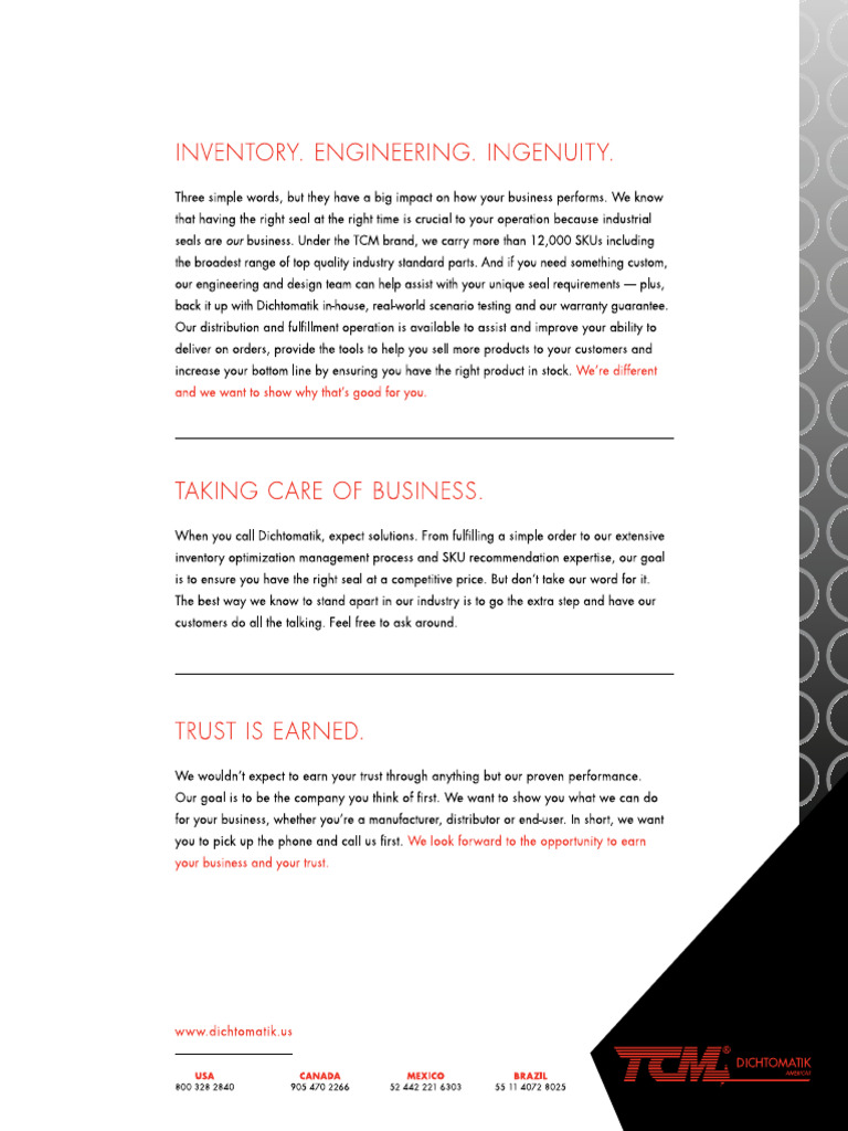 TCM Seals Catalogue | PDF