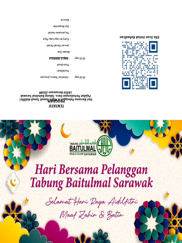 Kad Jemputan Ke Program Hari Bersama Pelanggan | PDF