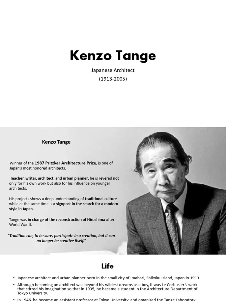Kenzo Tange | PDF