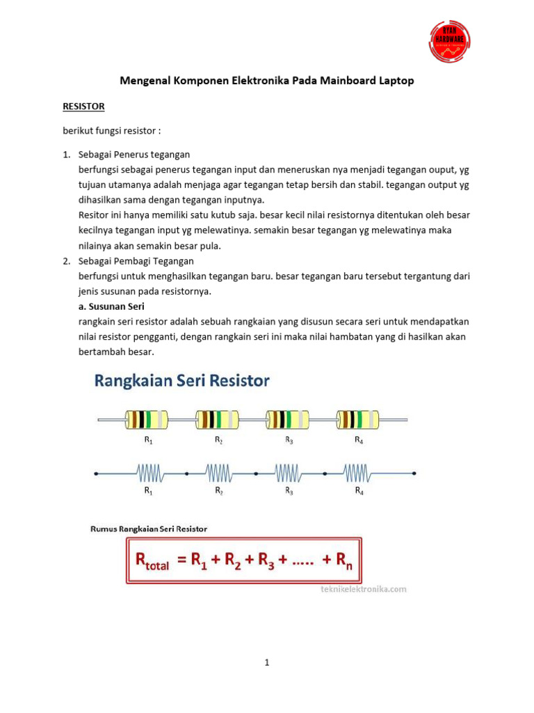 Teori Resistor | PDF