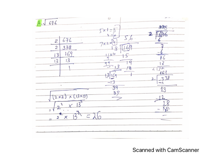Unit 1 Square Roots | PDF