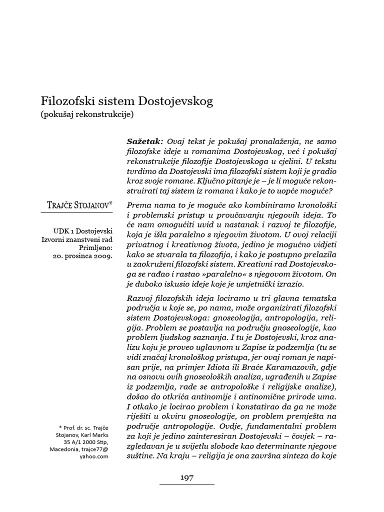 Dostoyevsky_s_Philosophical_System | PDF