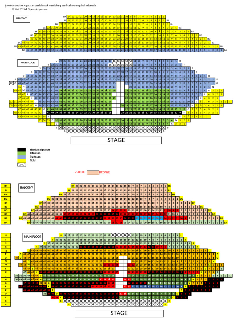 Seating Layout Konser Kebangsaan BPN PKK 8 Kwi 2024 Ver.4 | PDF