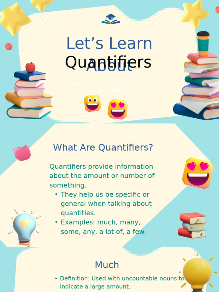 Quantifiers | PDF