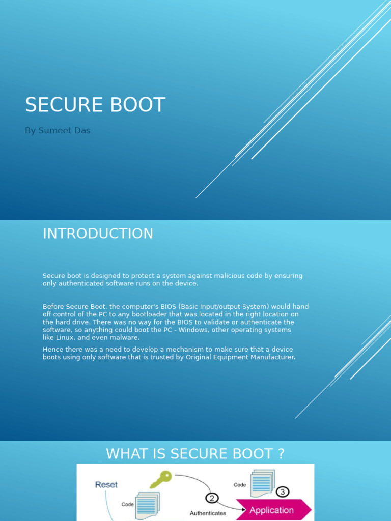 SecureBoot Technicaldetail | PDF | Booting | Computers